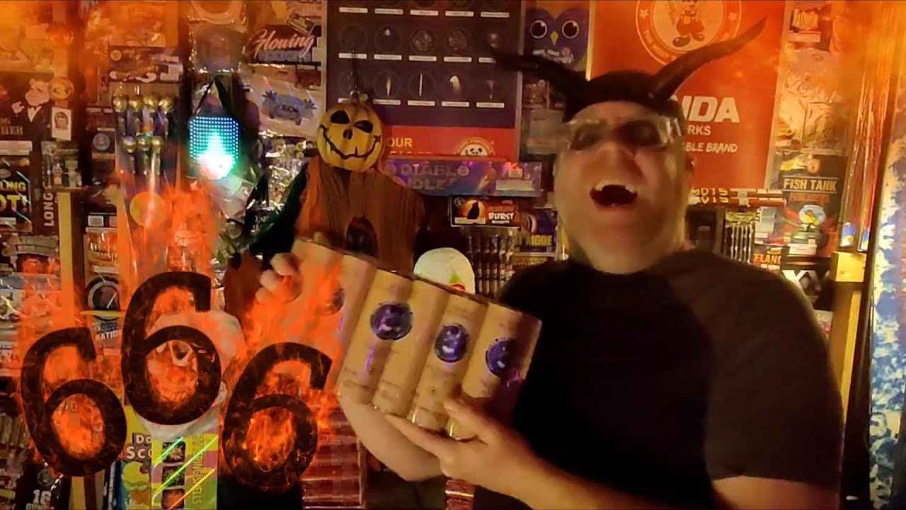 Celebrating Halloween with Pyro Demon Fireworks by the Vermont Pyro ...