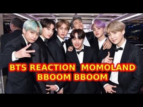 BTS REACTION TO MOMOLAND BBOOM BBOOM || jongkook, Jin is cool and handsome