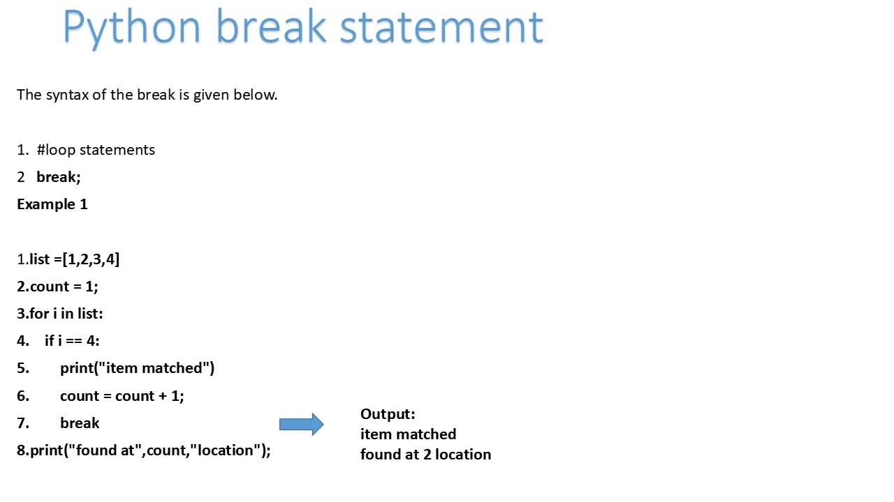 4 Python Break Statement YouTube 4-python-break-statement-youtube