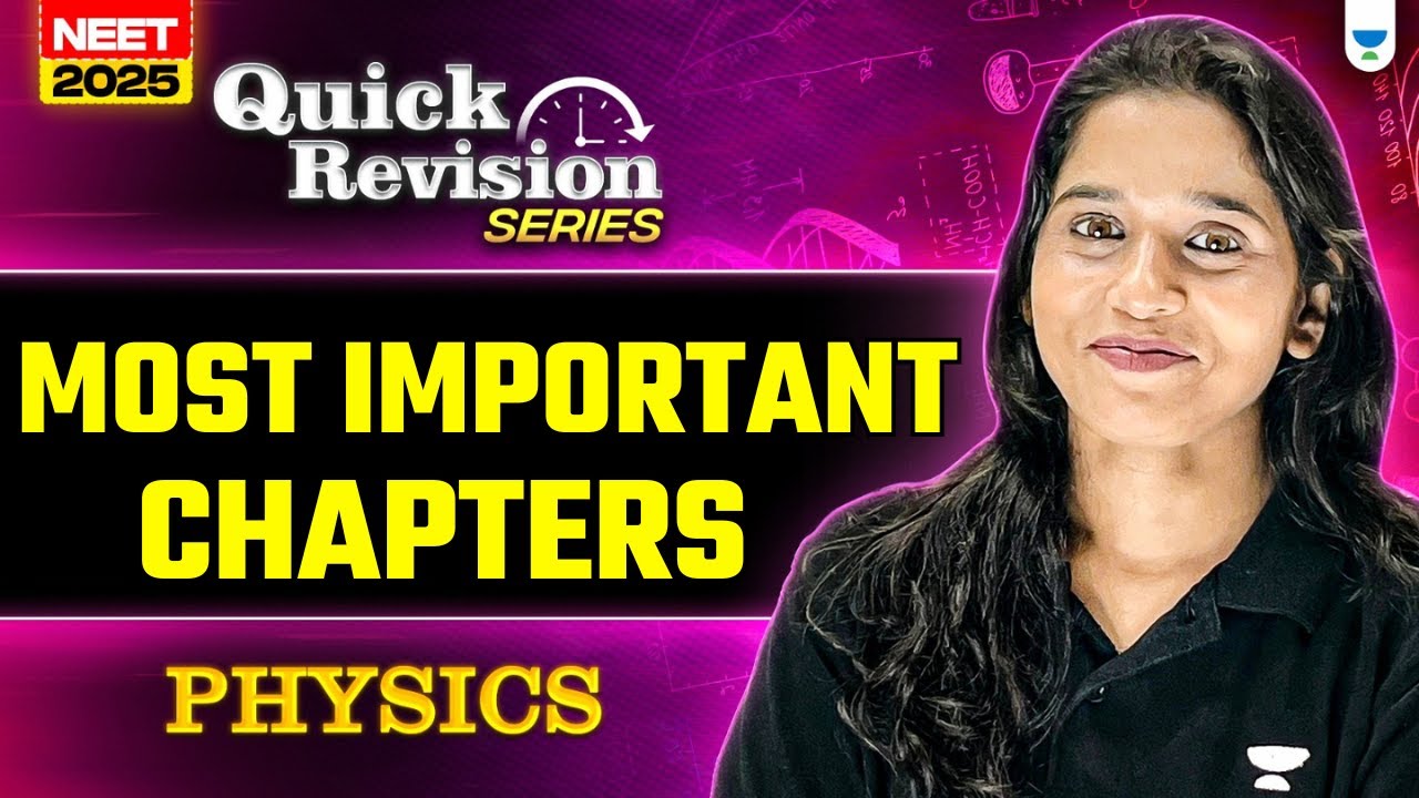 NEET 2025 | Most Important Physics Chapters | Must-Do for High Score ...