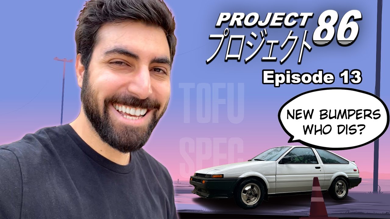 The AE86 Gets a JDM Bumper Makeover! - Project 86: Episode 13 - YouTube