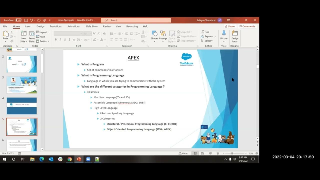 Apex Coding - Introduction to Apex - YouTube