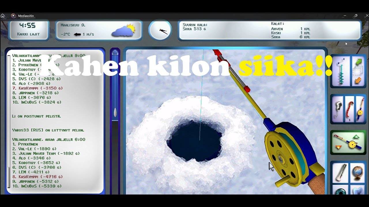 Pro Pilkki 2 Kahen kilon siika! / A two-kilogram whitefish! - YouTube