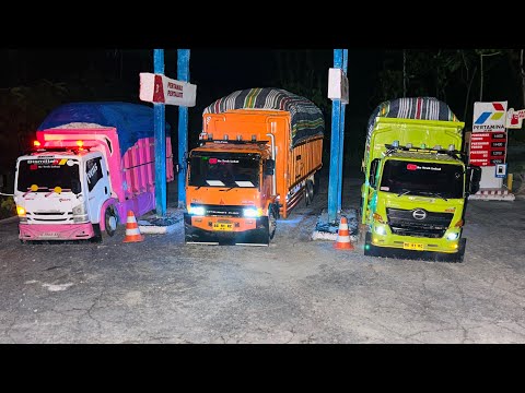 AKSI KE#112 TRUK OLENG Proyek Malam Truk Hino 500 Truk Fuso 220ps Truk Isuzu Nmr71 KIRIM PUPUK
