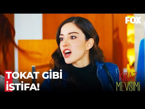 Öykü, Şeyma'nın Yüzüne İstifasını Çarptı! - Kiraz Mevsimi 28. Bölüm