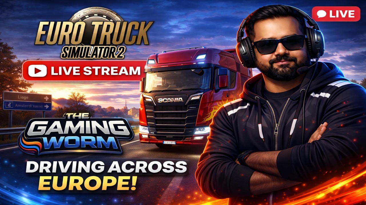 Euro Truck Simulator 2 Live | Realistic Truck Driving 🔥 | Road To 100 ...
