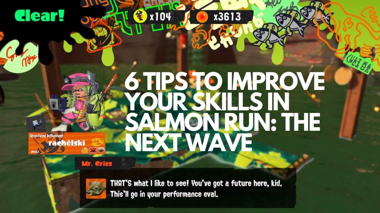 Six tips to improve your skills in Salmon Run: The Next Wave - YouTube