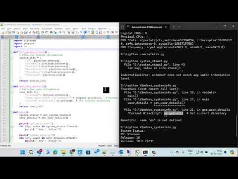 I asked ChatGPT to generate python code to get windows operating system details it given wrong ...