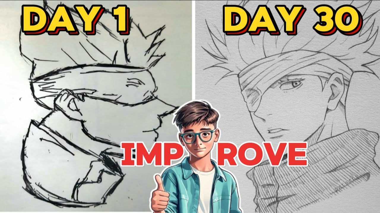 Improve your drawing in 30 days🤯 || kals project - YouTube
