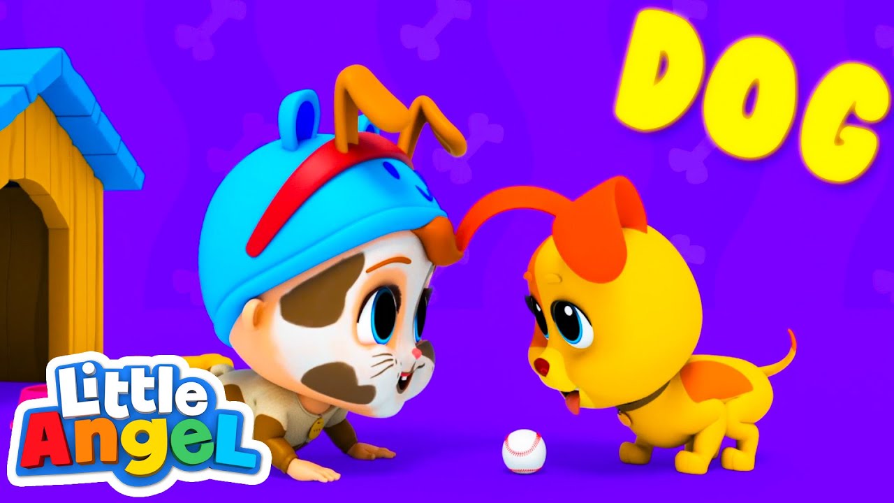 🐶 Let's All Do The Animal Dance Sing Along Song 🐶 | @LittleAngel | 🔤 ...