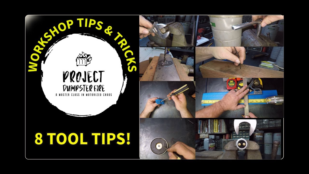 8 Shop and Tool Tips - YouTube