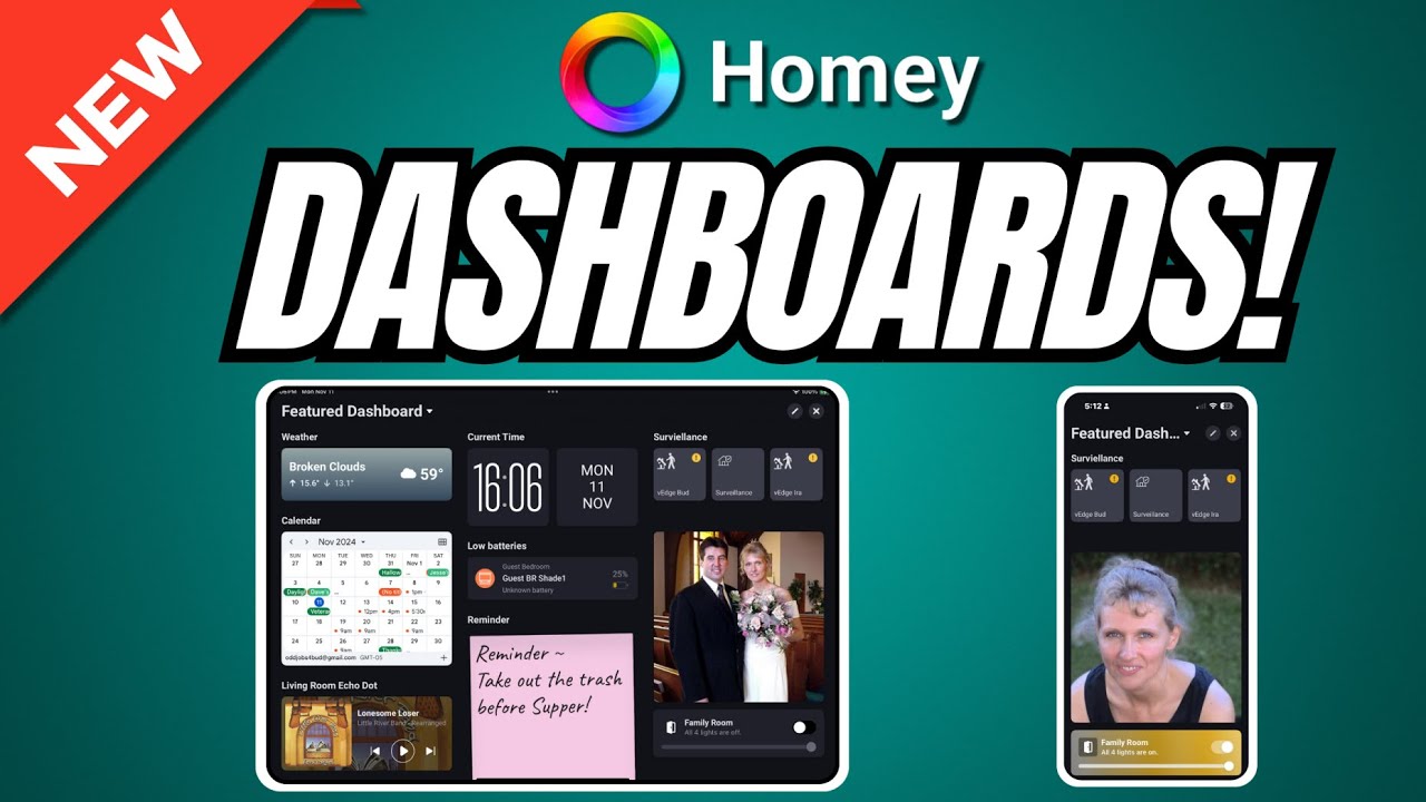 NEW! Homey Pro Dashboard – A Game-Changer! - YouTube