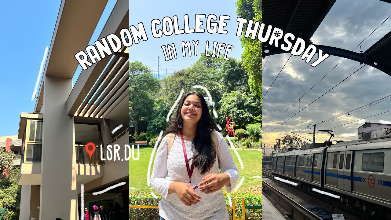 College day in my life | LSR,DU | Ridhi N - YouTube