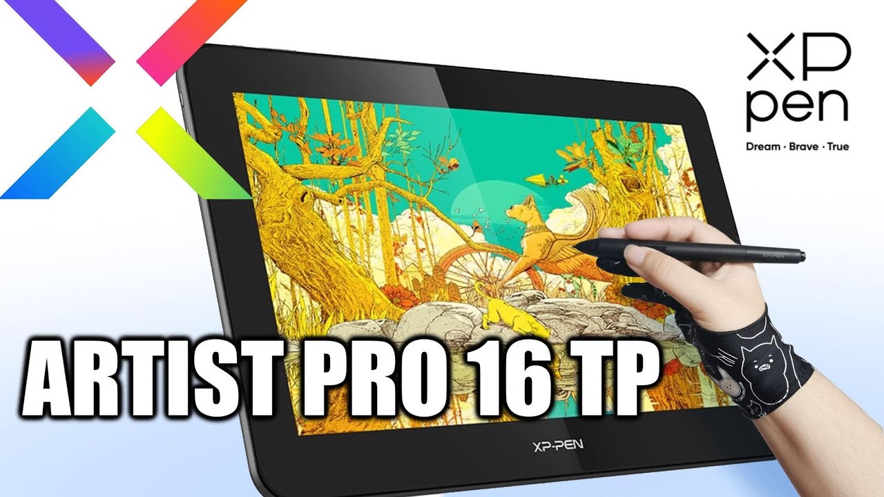 ARTIST PRO 16 TP @XPPen UNBOXING & REVIEW + SPEEDPAINT - YouTube