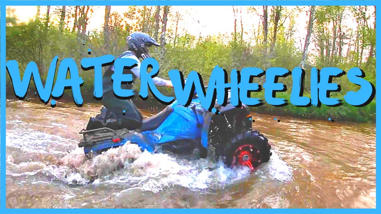 WATER WHEELIES! | 2019 Polaris Sportsman 570 - YouTube