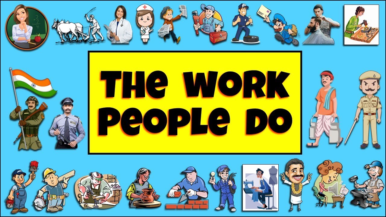 Jobs and Occupations Vocabulary for Kids | Our Community Helpers ...