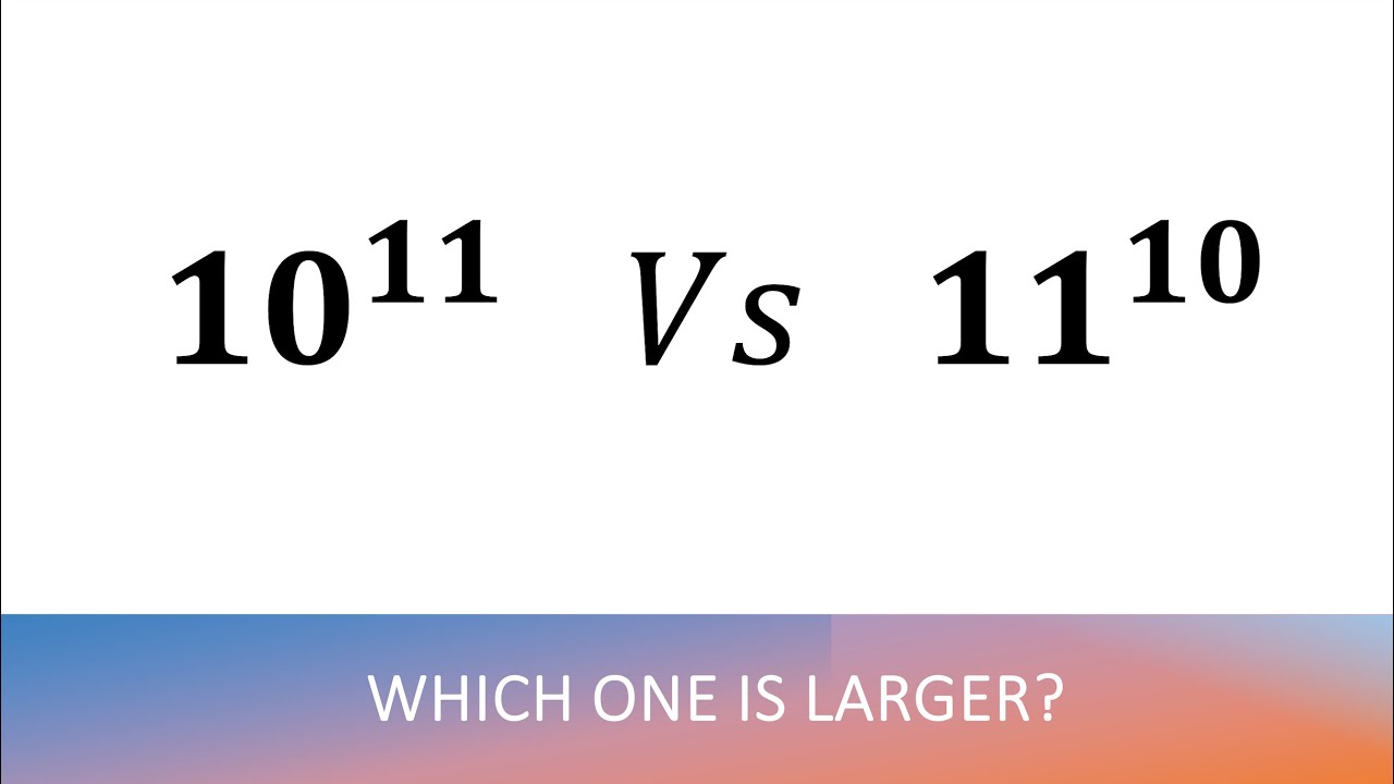 A Nice Exponent Math Simplification || Which one is Larger ...