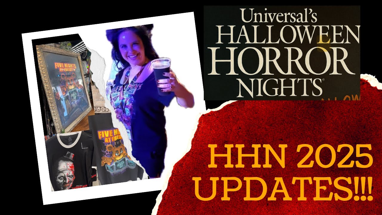 FNAF, Jason, Terrifier, and More! HHN 2025 Updates! - YouTube