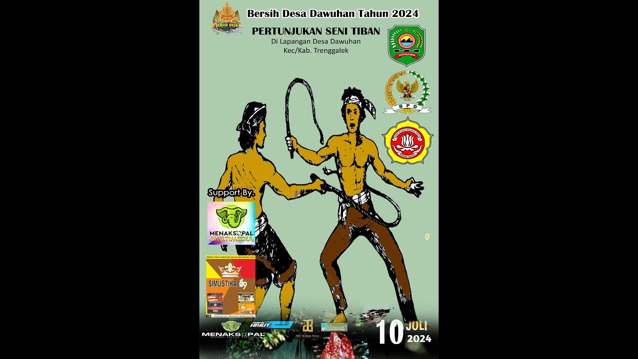 PERTUNJUKAN SENI TIBAN DALAM RANGKA BERSIH DESA DAWUHAN TAHUN 2024 ...