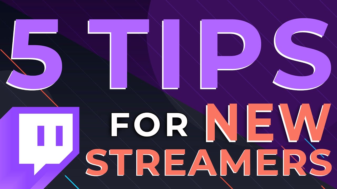 Tips for NEW Streamers from a SMALL Streamer - YouTube