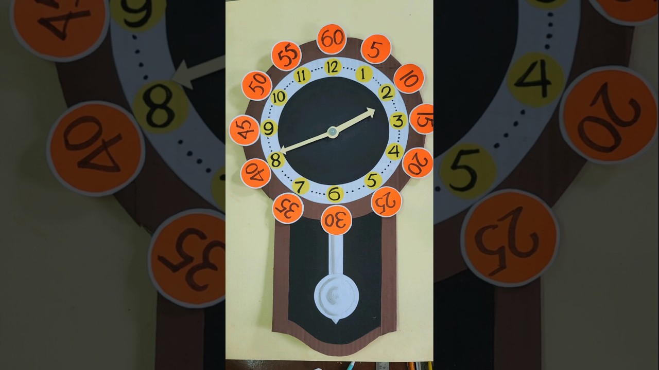 working model of wall clock. #workingmodel #tlm #shoets - YouTube