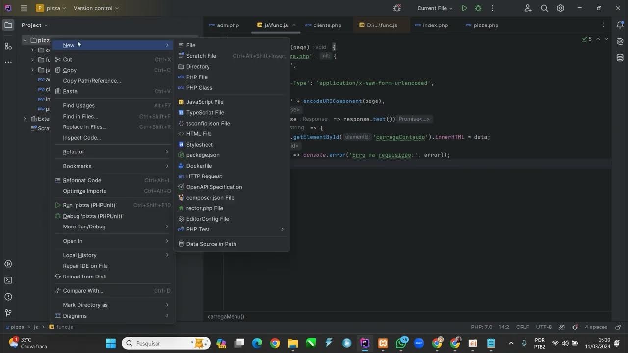 Aula em laboratorio PHP, Mysql, Javascript Ajax criando Dashboard com Adicionar, Alterar e ...
