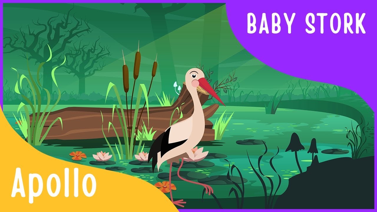 Baby Stork | Con Cò Bé Bé | ‬Nursery Rhymes & Kids Songs - YouTube