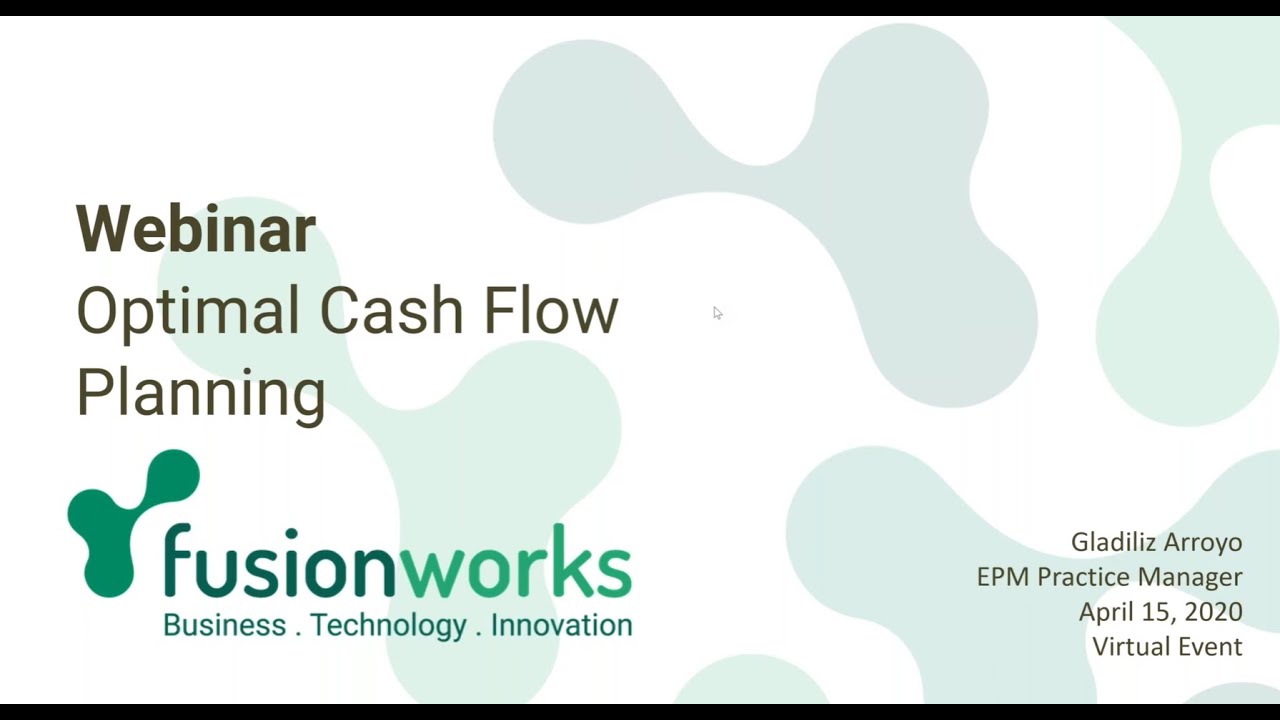 Part 3 - Mastering Cash Flow Planning with Prophix: Optimize Your ...