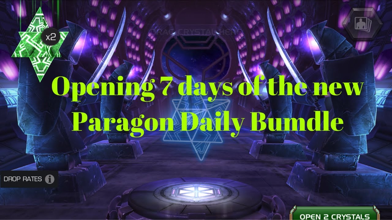 Opening 7-Days of the new Paragon Daily Bundles...MCOC - YouTube