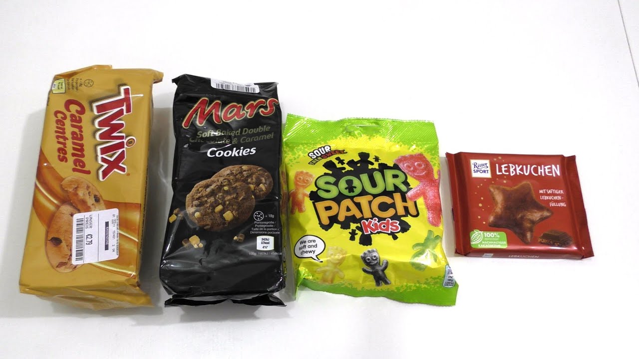 Twix Cookies, Mars Cookies, Sour Patch, Ritter Sport - YouTube