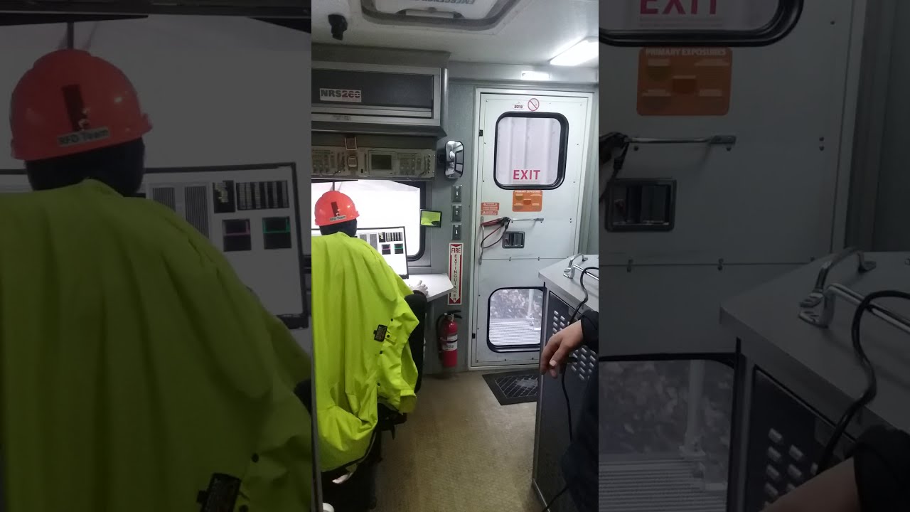 Ultrasonic Rail Testing a Look Inside a Rail Testing Truck - YouTube