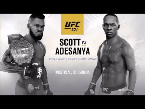 Scott vs Adesanya - Shaun Scott's UFC Career Ep.15 (UFC 3 Career Mode ...