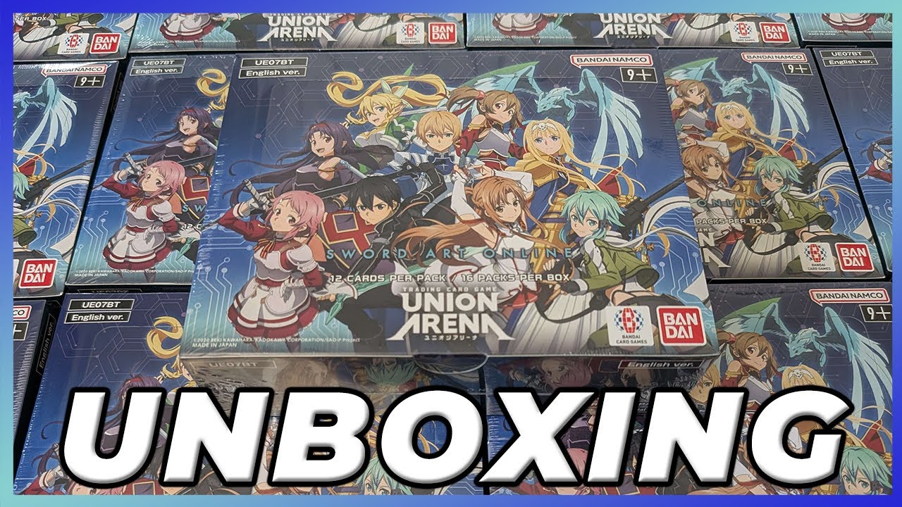 Union Arena One Sword Art Online Unboxing - Case Hits Included At The ...