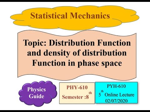 Distribution function and density of distribution function in phase ...