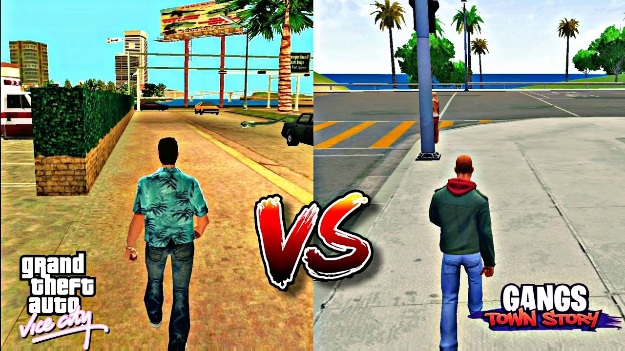 Gta Vice city vs Gangs Town Story | Game comparison - YouTube