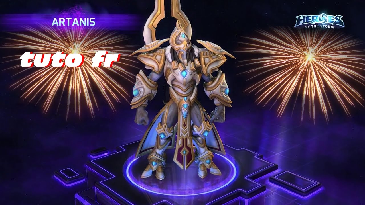 heroes of the storm jouer artanis build tuto fr - YouTube