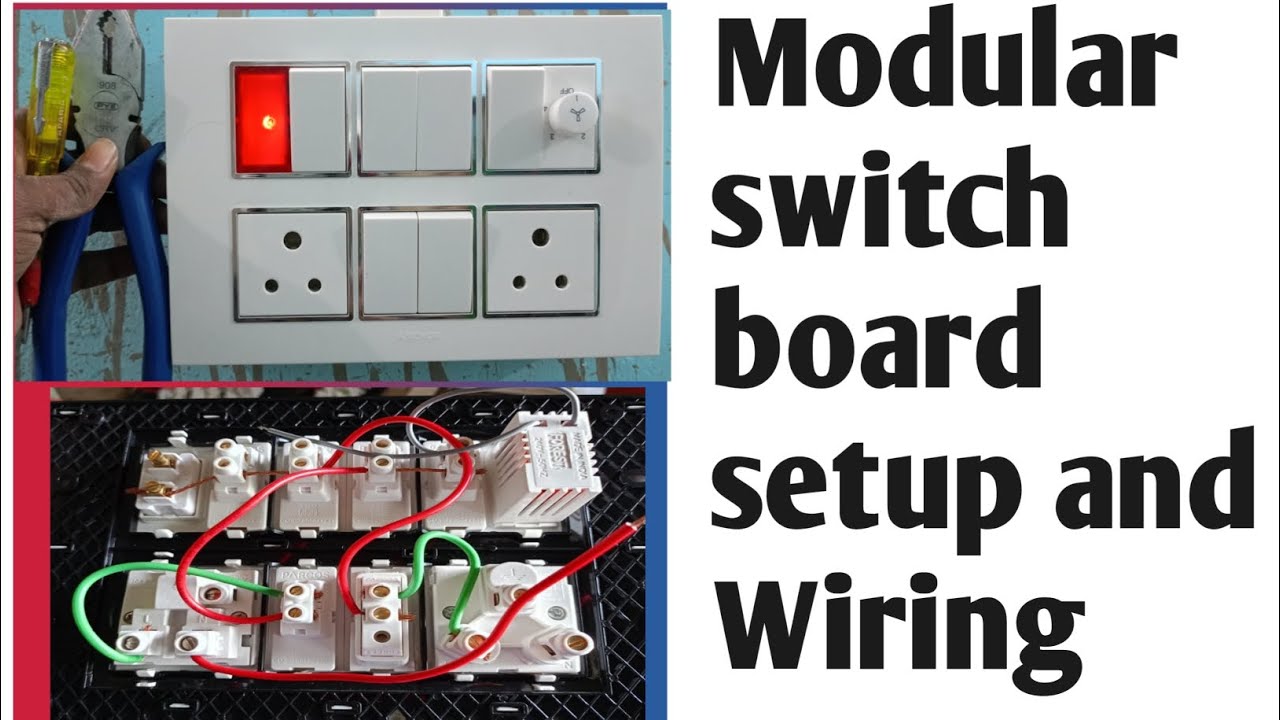 Modular switch board fitting modular plate me modular switch socket ...