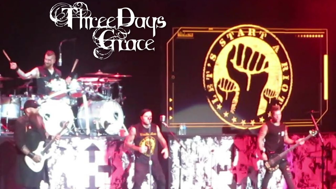 Three Days Grace - Riot (Live at Greensboro Coliseum 11/22/2019) - YouTube