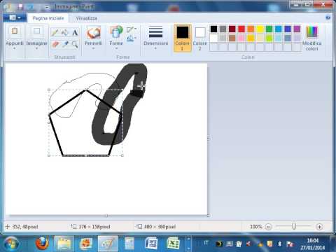 Disegnare con Paint - YouTube