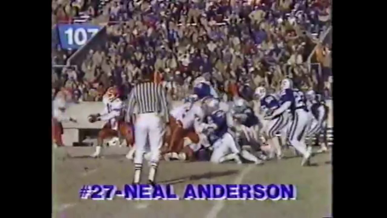 1982 Florida Gators @ Kentucky Wildcats - Neal Anderson 2nd TD - YouTube