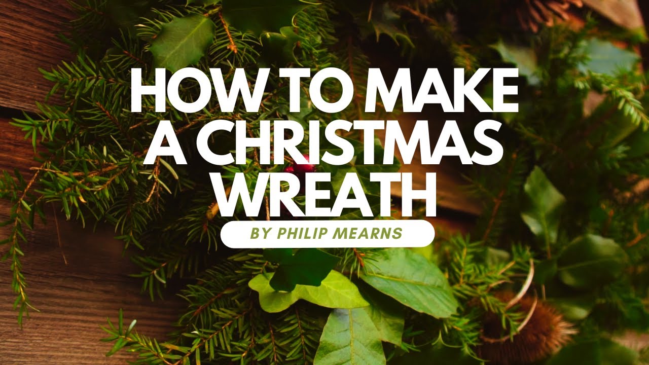 How to Make a Christmas Wreath - YouTube