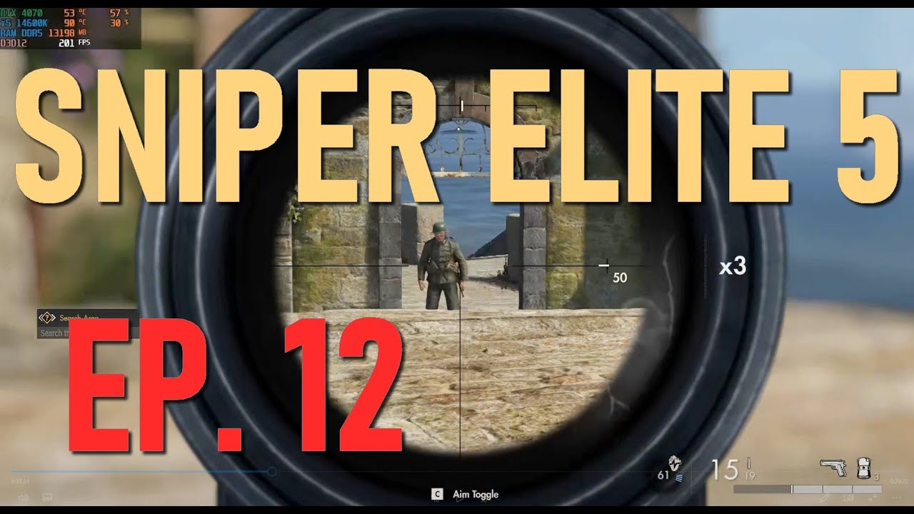 Sniper Elite V: Taking Down Enemies One by One with Precision! - Part ...
