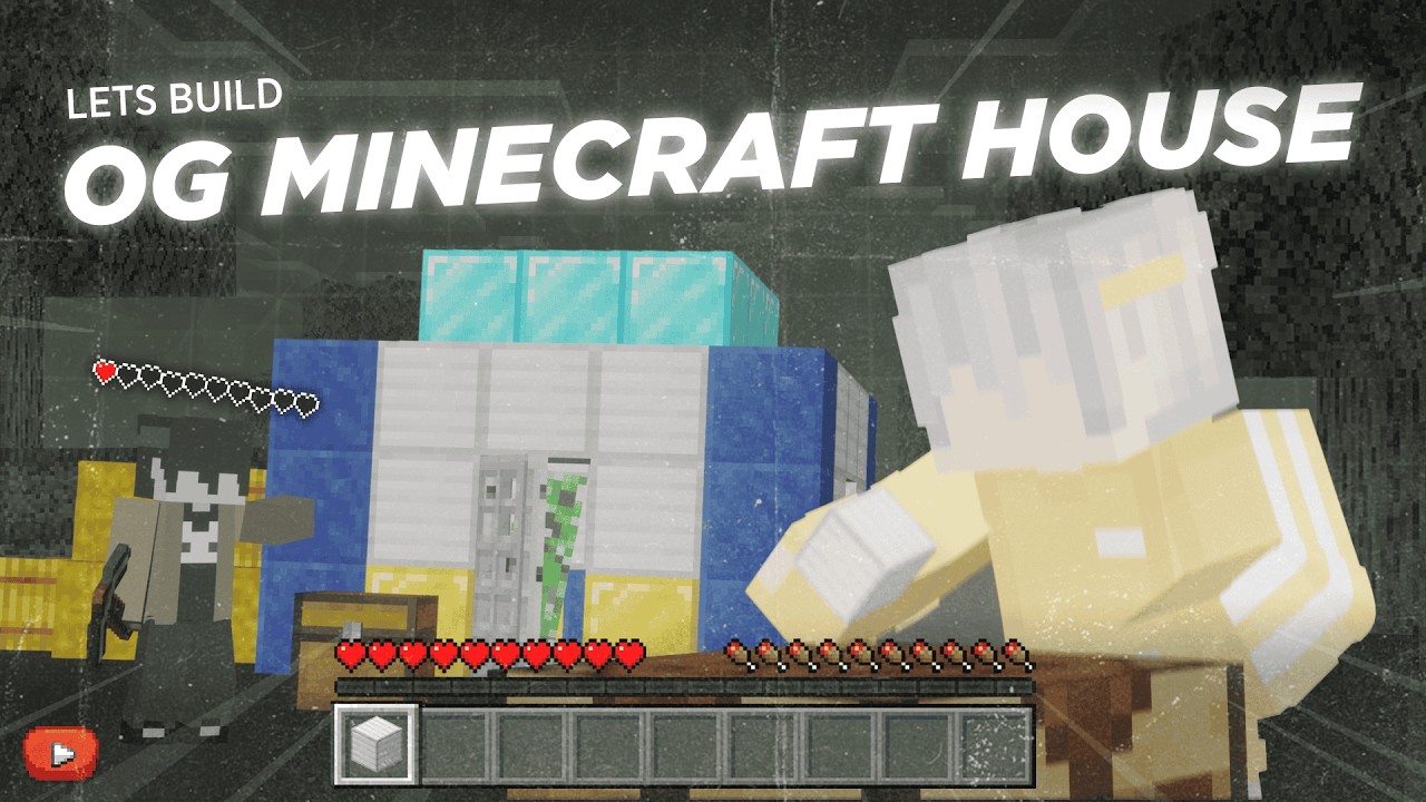 I Built the OG Minecraft House in Minecraft Survival #minecraft - YouTube