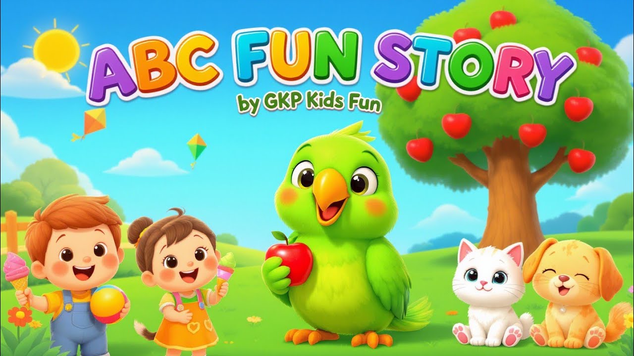ABC Song & Story for Kids | Learn Alphabet with Parrot and Friends ...