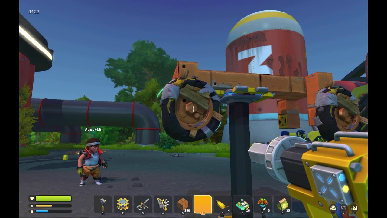 Scrap Mechanic - how to build a simple car - YouTube