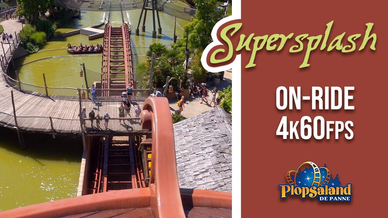 SuperSplash | On-Ride POV Front - 4k60fps | MACK SuperSplash ...