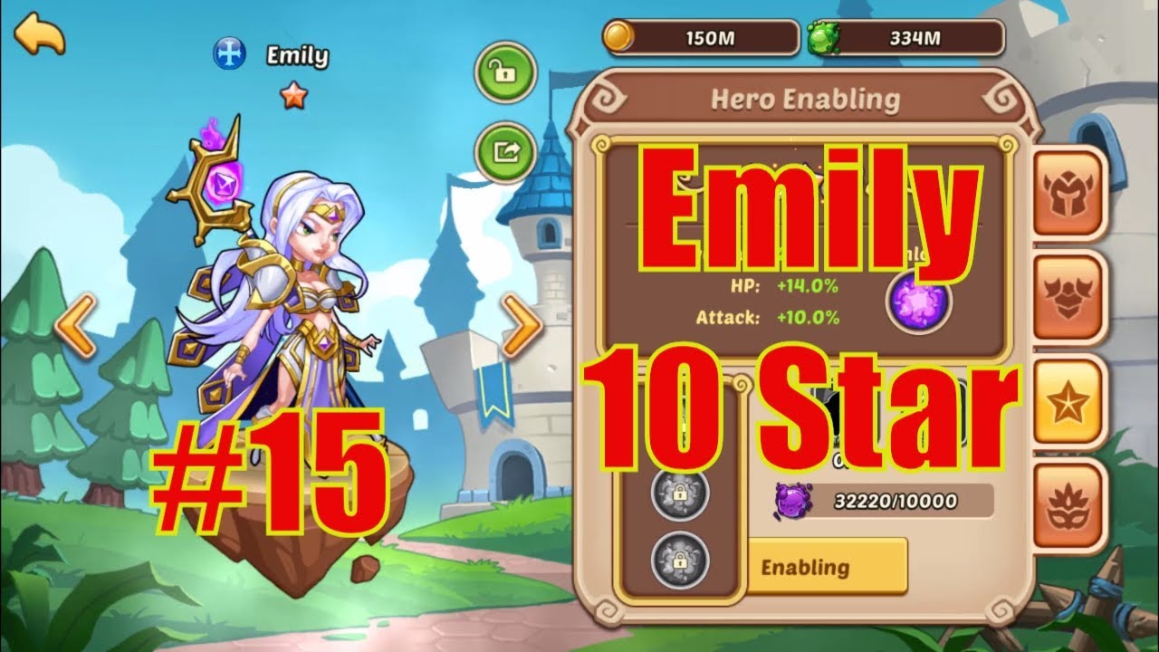IDLE HEROES (SS) December #15 | Emily 10 Star - YouTube