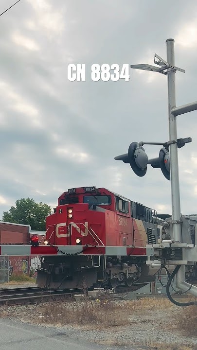 CN 8834 power house train!!! - YouTube