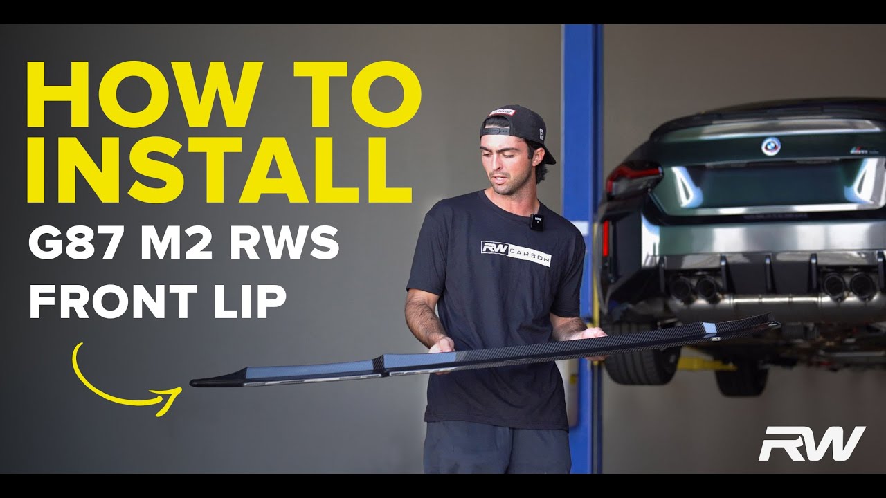 How to Install the RWS Front Lip on Your BMW G87 M2 - Complete Guide - YouTube