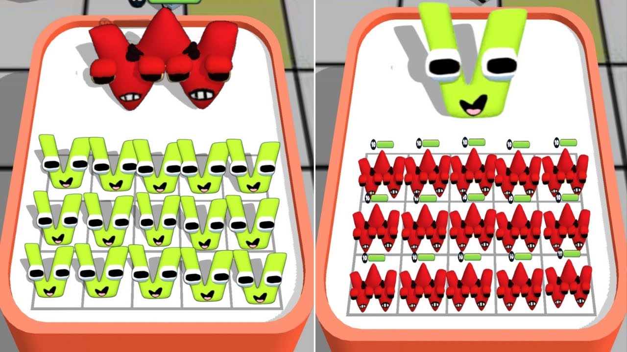 Alphabet Combine Merge Master vs Merge Alphabet Lore Run Max Level ...